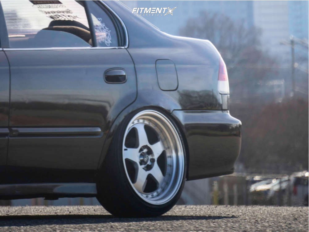 2000 Honda Civic LX with 17x8 JNC Jnc010 and Falken 205x40 on Coilovers ...