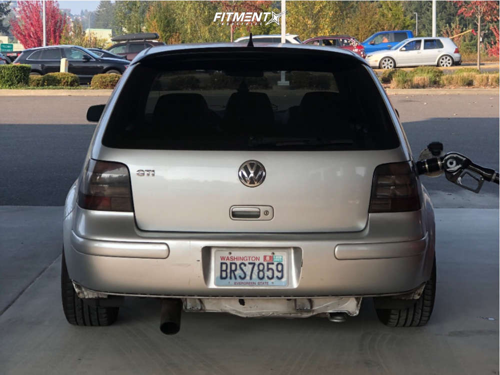 2001 Volkswagen Golf GTI GLS with 18x8.5 Alzor 081 and Achilles 205x40 ...