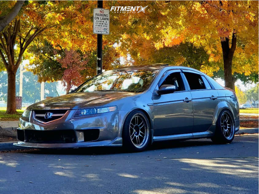 2008 Acura TL Type-S with 18x9.5 Enkei Rpf1 and Velozza 245x40 on ...