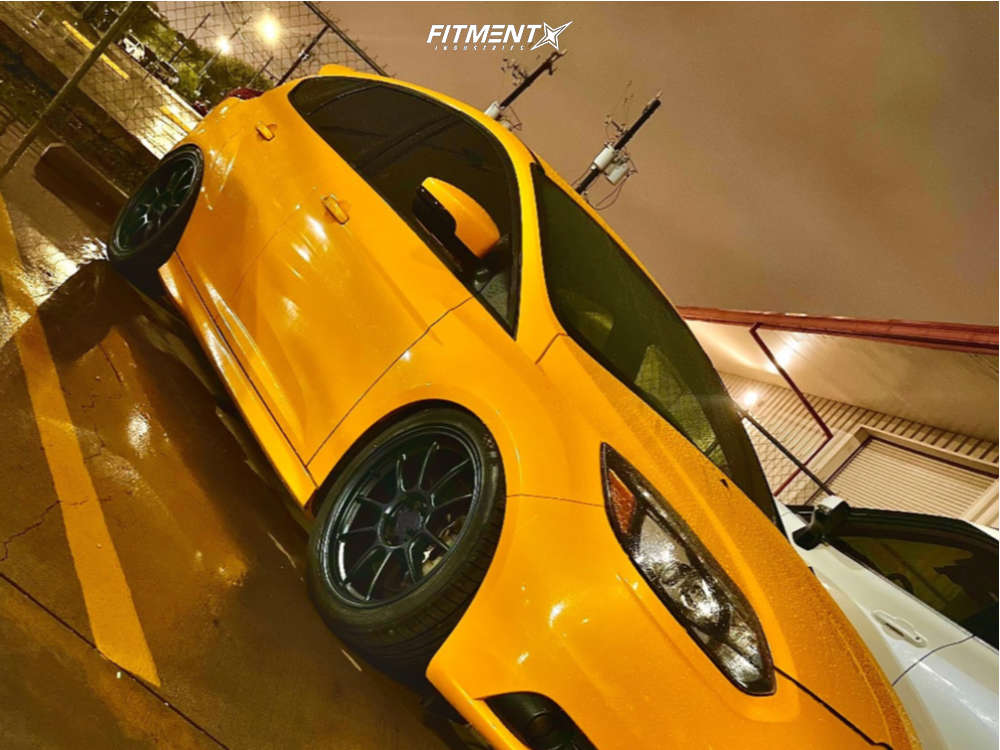 2014 Ford Focus ST with 18x8 TSW Imatra and Kumho 235x40 on Coilovers | 2472052 | Fitment Industries