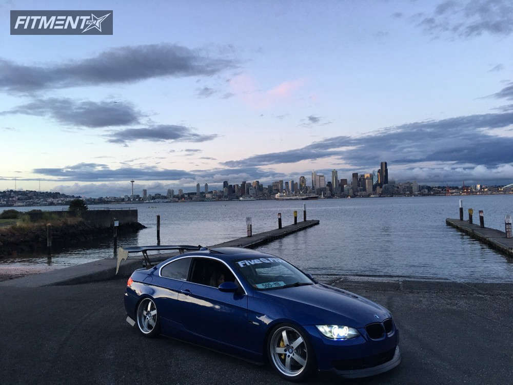 2007 BMW 335i Base with 19x9.5 Beyern Rapp and Pirelli 265x30 on ...