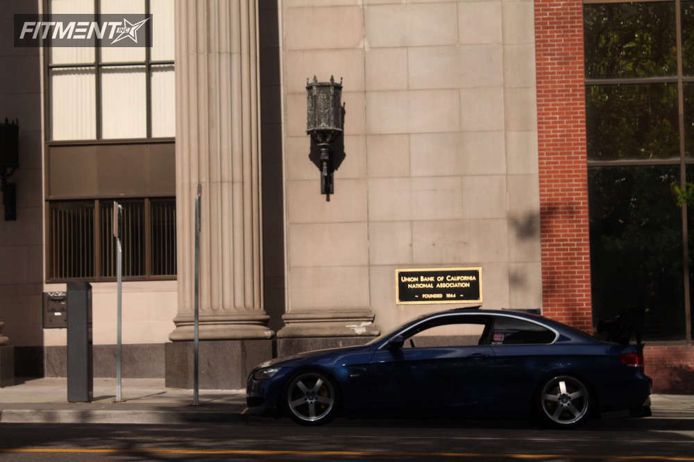 2007 BMW 335i Base with 19x9.5 Beyern Rapp and Pirelli 265x30 on ...