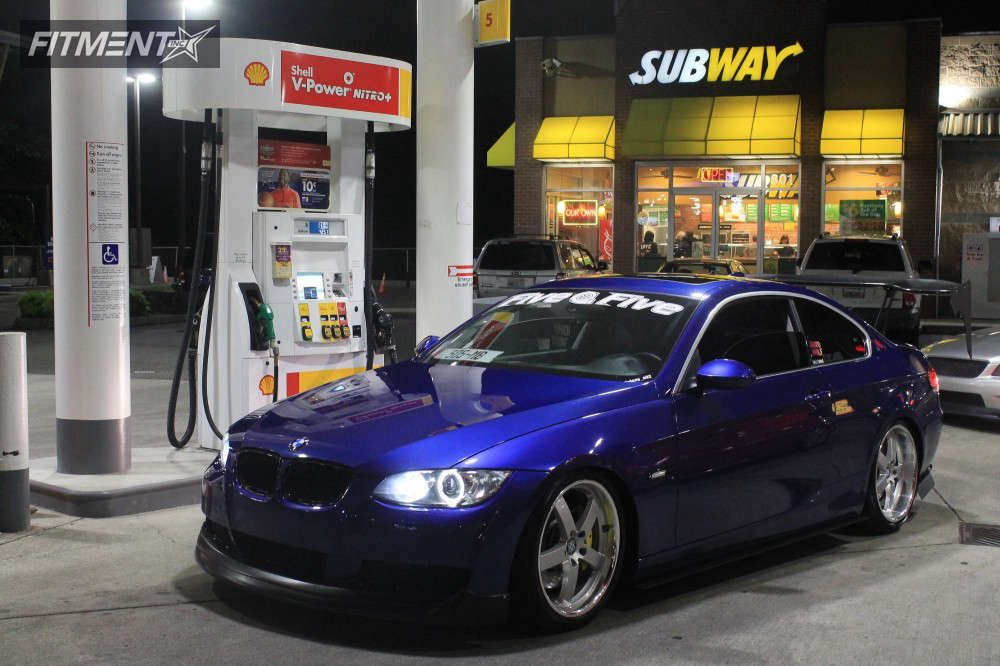 2007 BMW 335i Base with 19x9.5 Beyern Rapp and Pirelli 265x30 on ...