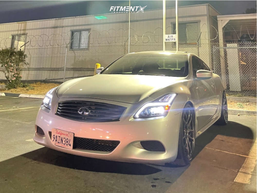 2008 INFINITI G37 Sport with 19x8.5 ESR Sr08 and Federal 235x35 on ...