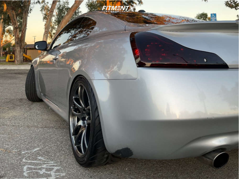 2008 INFINITI G37 Sport with 19x8.5 ESR Sr08 and Federal 235x35 on ...