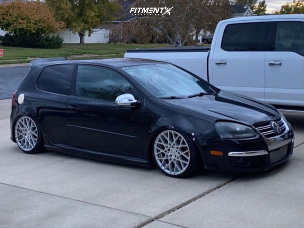2008 Volkswagen GTI Base with 18x8.5 Rotiform Blq and Nitto 215x35 on ...