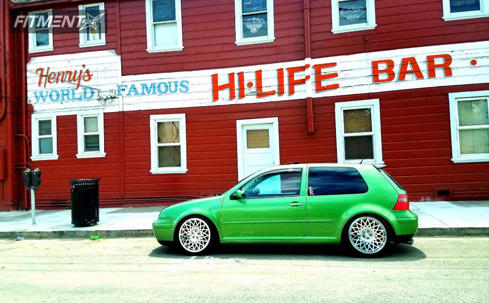 1999 Volkswagen Golf GTI with 18x9 VSP Type 1 and Ironman 225x40 on ...