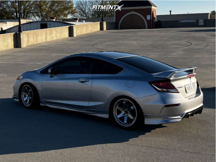 2015 Honda Civic Si with 18x8.5 AVID1 Av6 and Vercelli 225x40 on ...