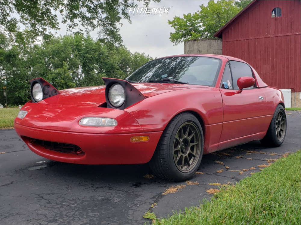 1992 Mazda Miata Base with 15x8 Konig Dekagram and Continental 205x50 ...