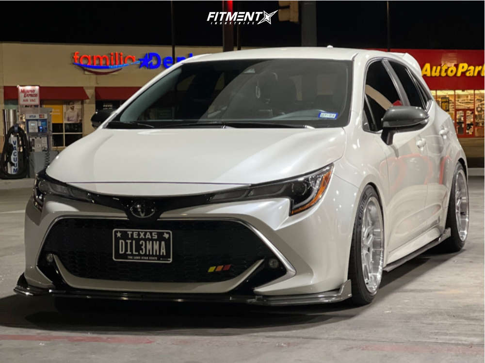 2019 Toyota Corolla XSE with 18x9.5 ESR Cs15 and Michelin 235x40 on Lowering Springs | 2474636 ...