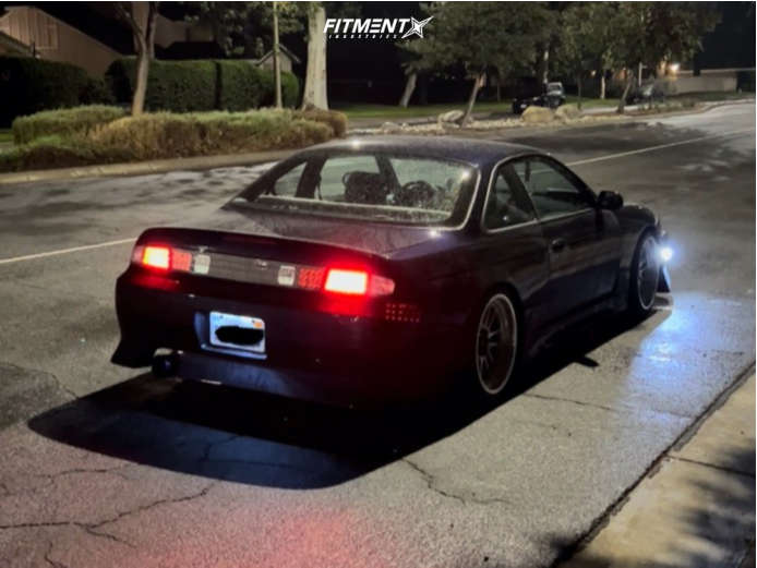 1995 Nissan 240SX SE with 18x9.5 Cosmis Racing Xt-206r and Lionhart ...