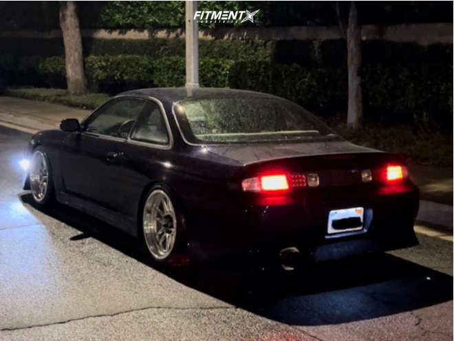 1995 Nissan 240SX SE with 18x9.5 Cosmis Racing Xt-206r and Lionhart ...