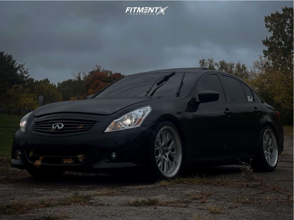 2012 INFINITI G37 X with 19x9.5 ESR Cs11 and Vercelli 245x40 on ...