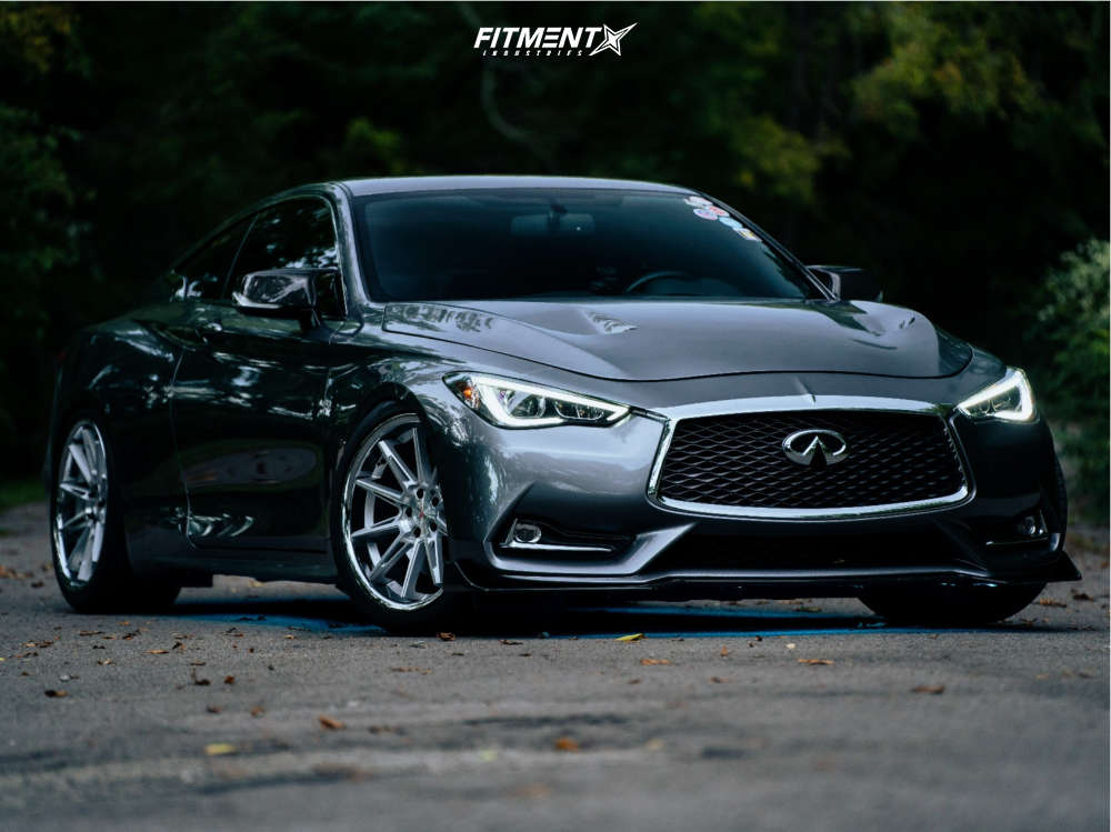 2018 INFINITI Q60 Sport with 20x10 Ferrada Cm2 and Continental 275x35 ...