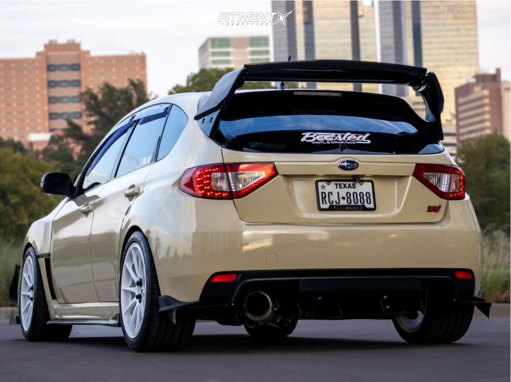 2011 Subaru Impreza WRX STI with 18x9.5 Titan7 TR10 and Michelin 255x35 ...