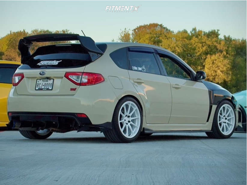 2011 Subaru Impreza WRX STI with 18x9.5 Titan7 TR10 and Michelin 255x35 ...