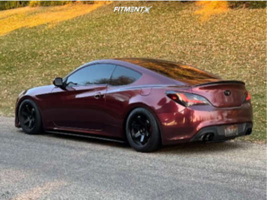 2012 Hyundai Genesis Coupe 3.8 R-Spec with 18x9.5 AVID1 Av6 and ...