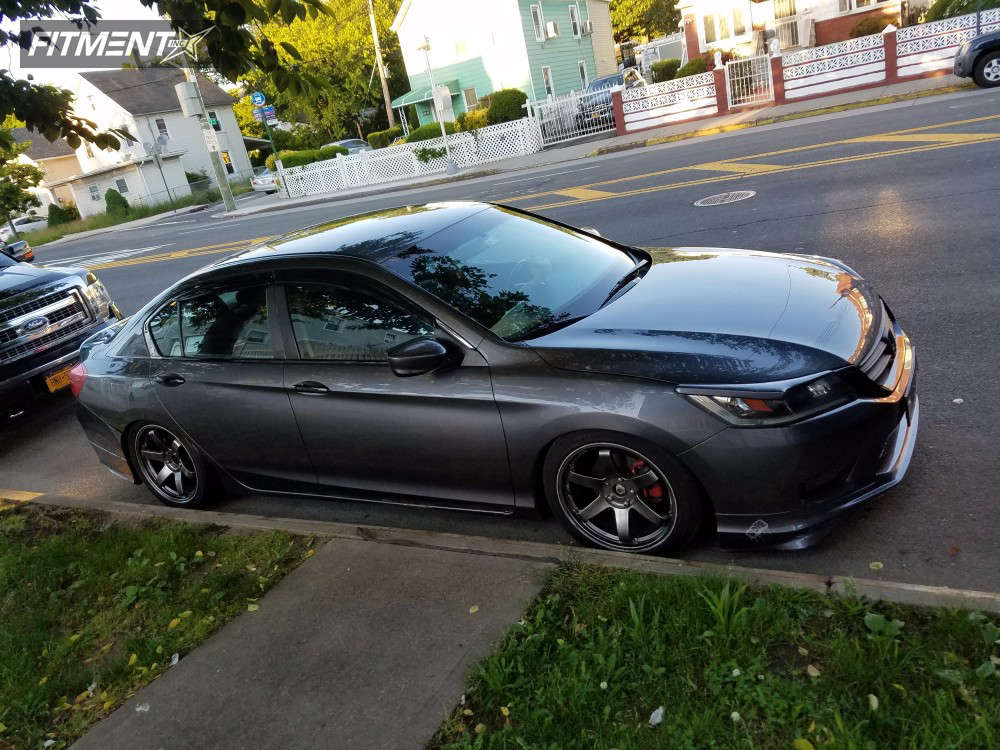 2014 Honda Accord LX with 18x8.5 Volk Te37 and Continental 245x40 on ...