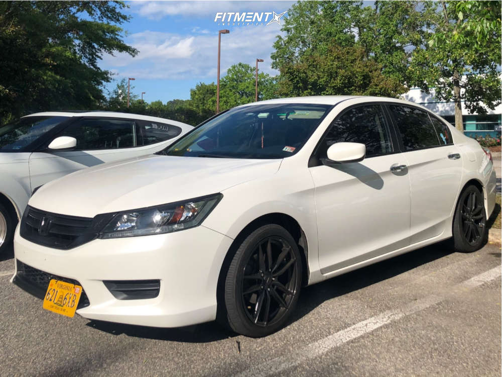 2014 Honda Accord LX with 18x8 Konig Myth and Hankook 225x40 on Stock ...