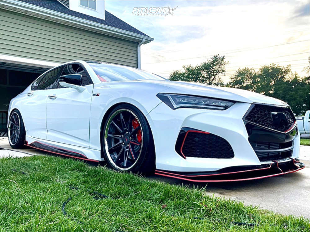 2021 Acura TLX Type S with 20x9 Ferrada Cm2 and Yokohama 275x30 on ...