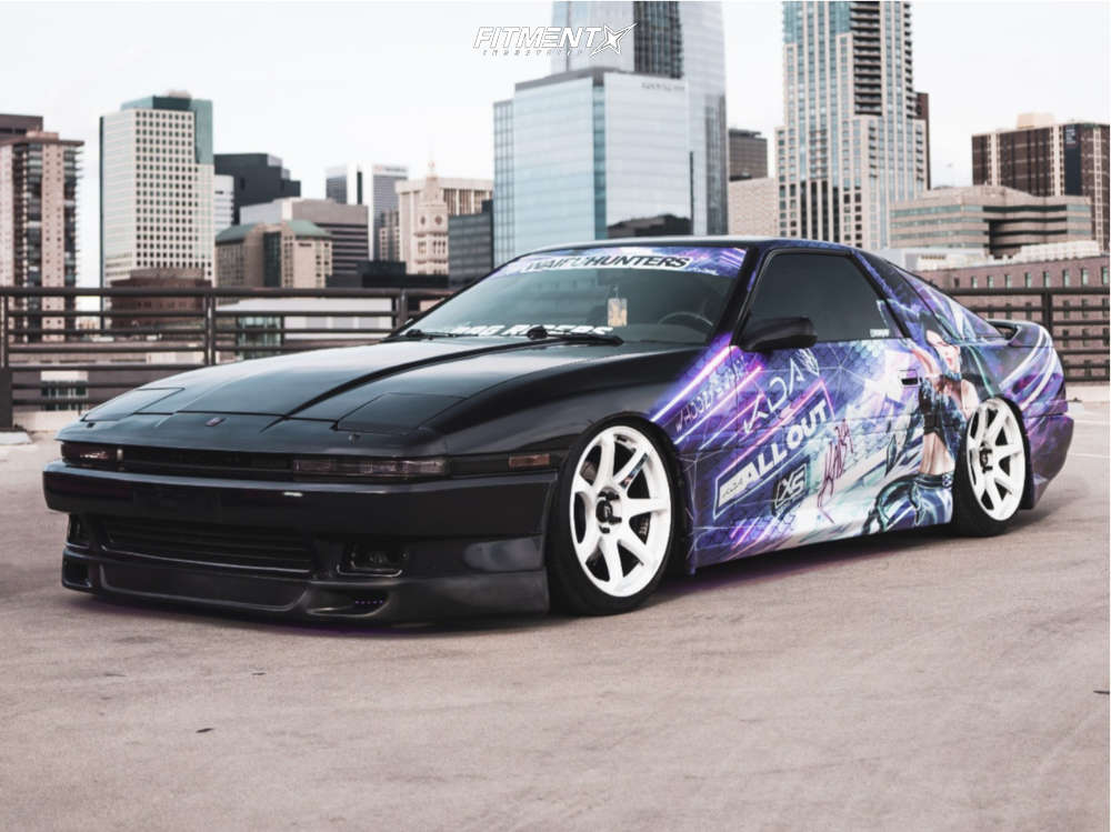 1988 Toyota Supra Base with 18x9 Cosmis Racing Mr7 and Falken 225x40 on ...