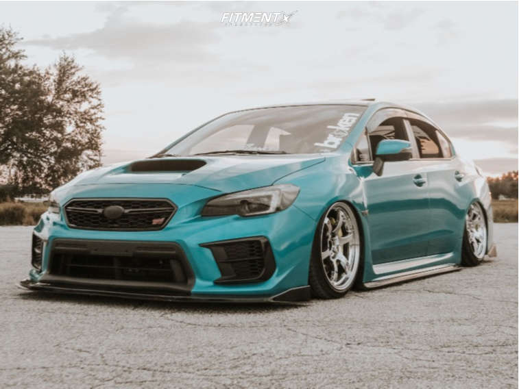 2020 Subaru WRX STI Limited with 18x9.5 Gram Lights 57dr and Delinte ...