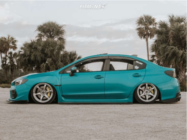 2020 Subaru WRX STI Limited with 18x9.5 Gram Lights 57dr and Delinte ...