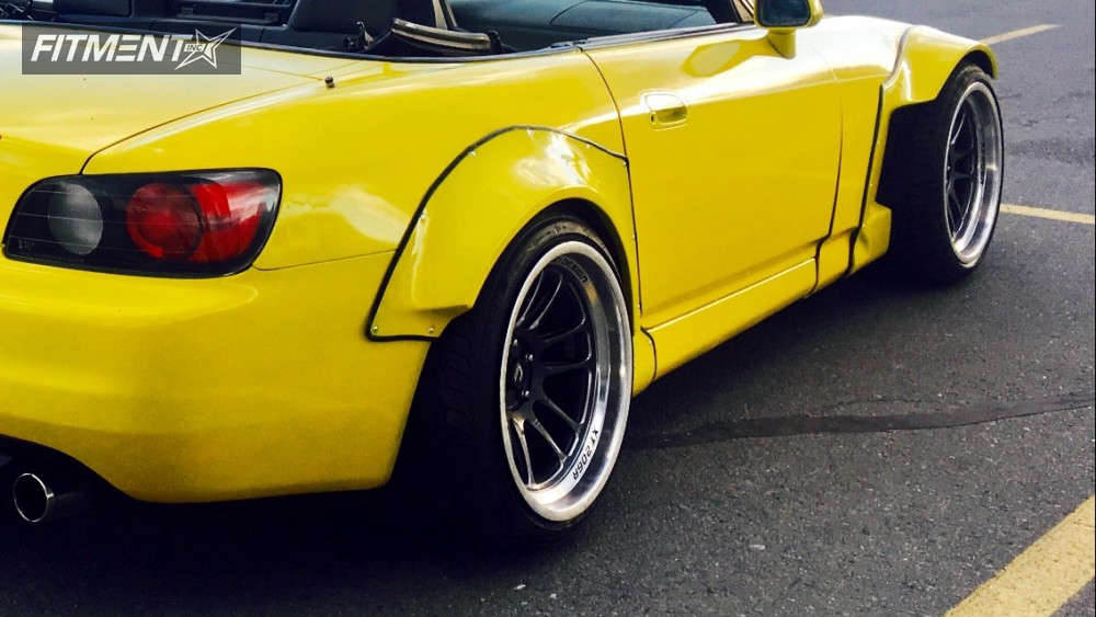 2003 Honda S2000 Base with 18x9.5 Cosmis Racing XT-206R and Continental ...