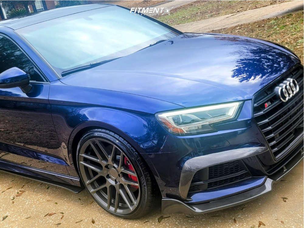 2017 Audi S3 Premium Plus with 19x9.5 Mandrus Miglia and Lexani 245x35 ...