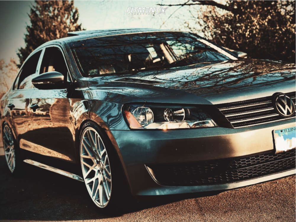 2012 Volkswagen Passat SE with 20x8.5 Shift Formula and Goodtrip 245x35 ...