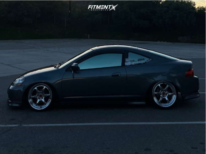 2006 Acura RSX Base with 18x9.5 Kansei Roku and Delinte 215x35 on ...
