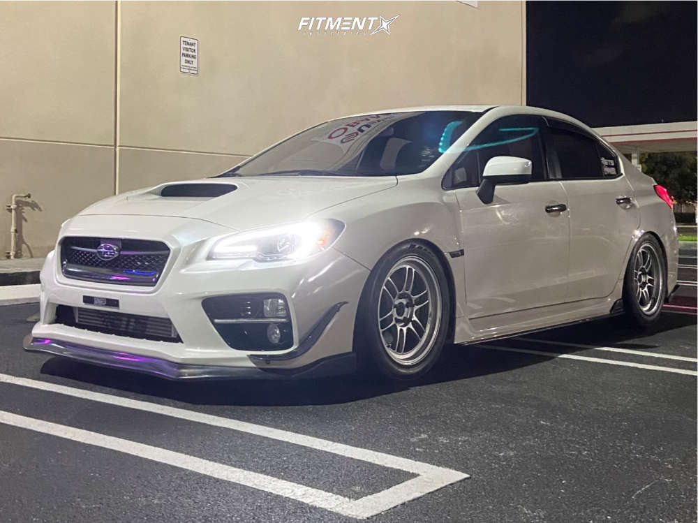 2017 Subaru WRX Premium with 17x9 Enkei Rpf1 and Nitto 255x45 on ...