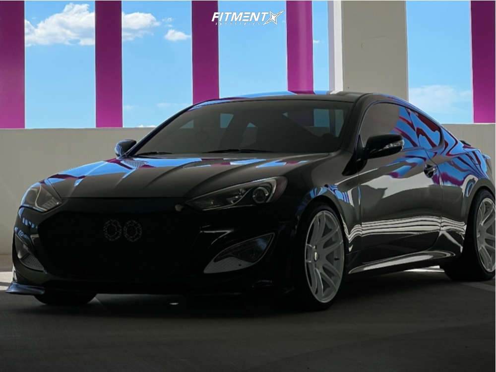 2015 Hyundai Genesis Coupe 3.8 with 19x9.5 ESR Cs8 and Nitto 275x40 on ...