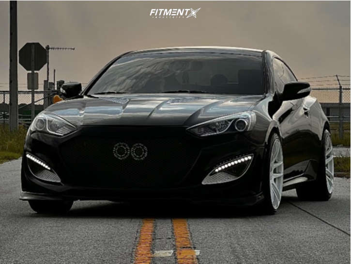 2015 Hyundai Genesis Coupe 3.8 with 19x9.5 ESR Cs8 and Nitto 275x40 on ...