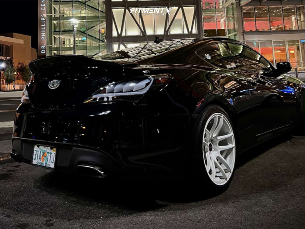 2015 Hyundai Genesis Coupe 3.8 with 19x9.5 ESR Cs8 and Nitto 275x40 on ...