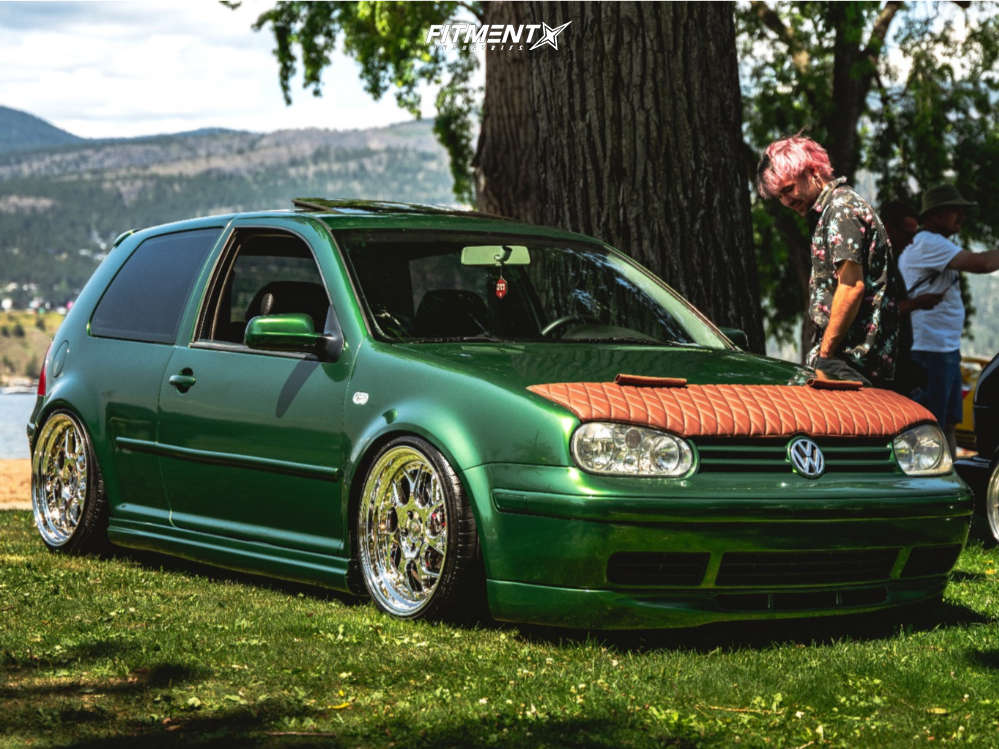 2003 Volkswagen Golf GTI VR6 with 18x8.5 Aodhan Ds01 and RoadX 215x35 ...