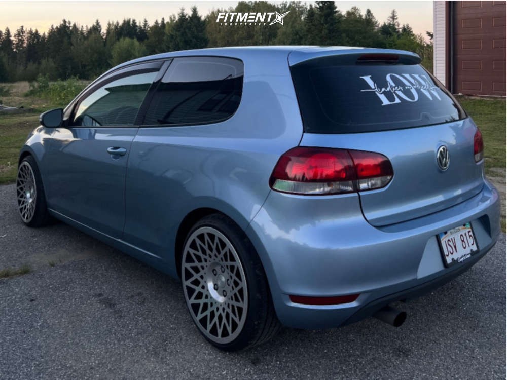 2012 Volkswagen Golf Base with 18x9 VSP Type 1 and Westlake 215x35 on ...