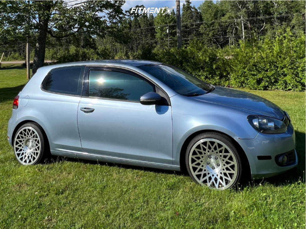 2012 Volkswagen Golf Base with 18x9 VSP Type 1 and Westlake 215x35 on ...
