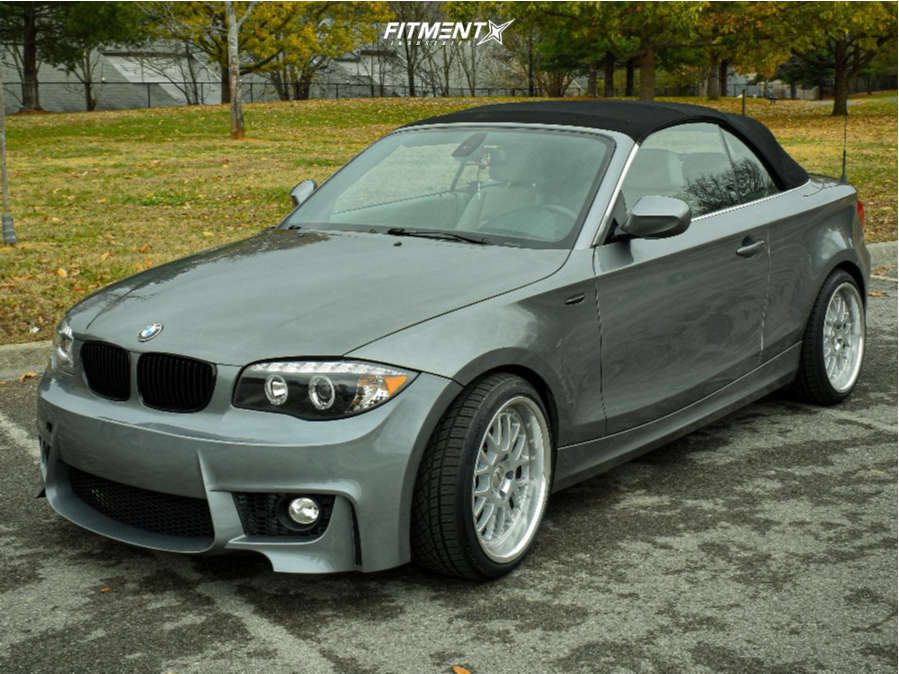 2011 BMW 128i Base with 18x9.5 TSW Valencia and Continental 245x35 on ...