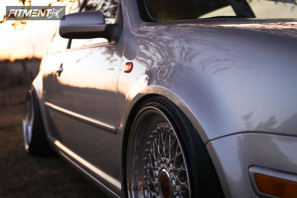 2001 Volkswagen Golf GTI GLX with 17x9.5 BBS Rs and Bridgestone 205x45 ...