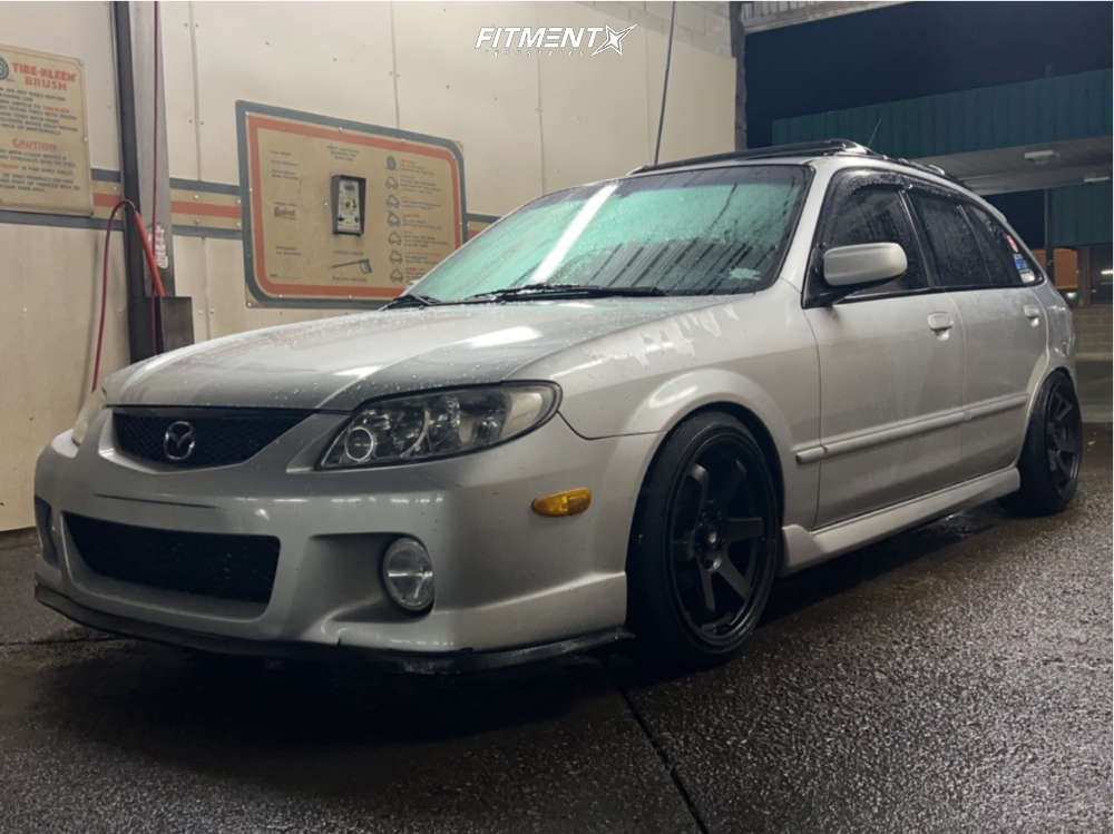 2002 Mazda Protege5 Base with 17x9 MST Mt01 and Lionhart 205x40 on ...