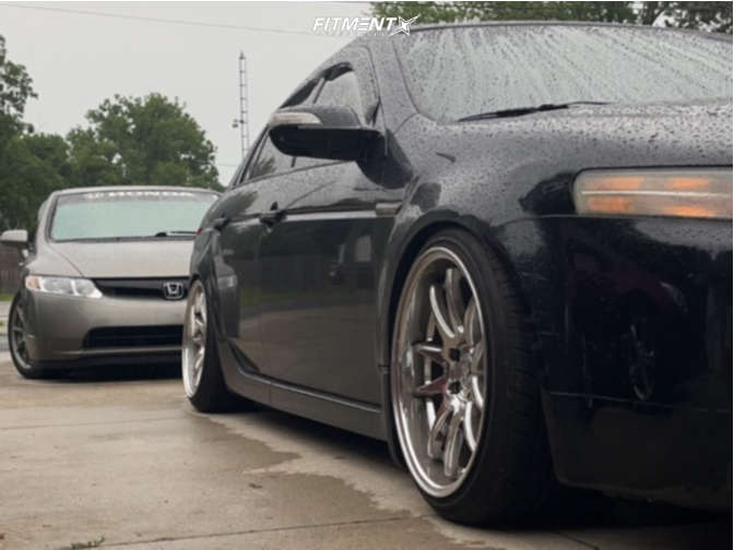 2008 Acura TL Base with 18x9.5 Aodhan Ds02 and Vercelli 215x40 on ...