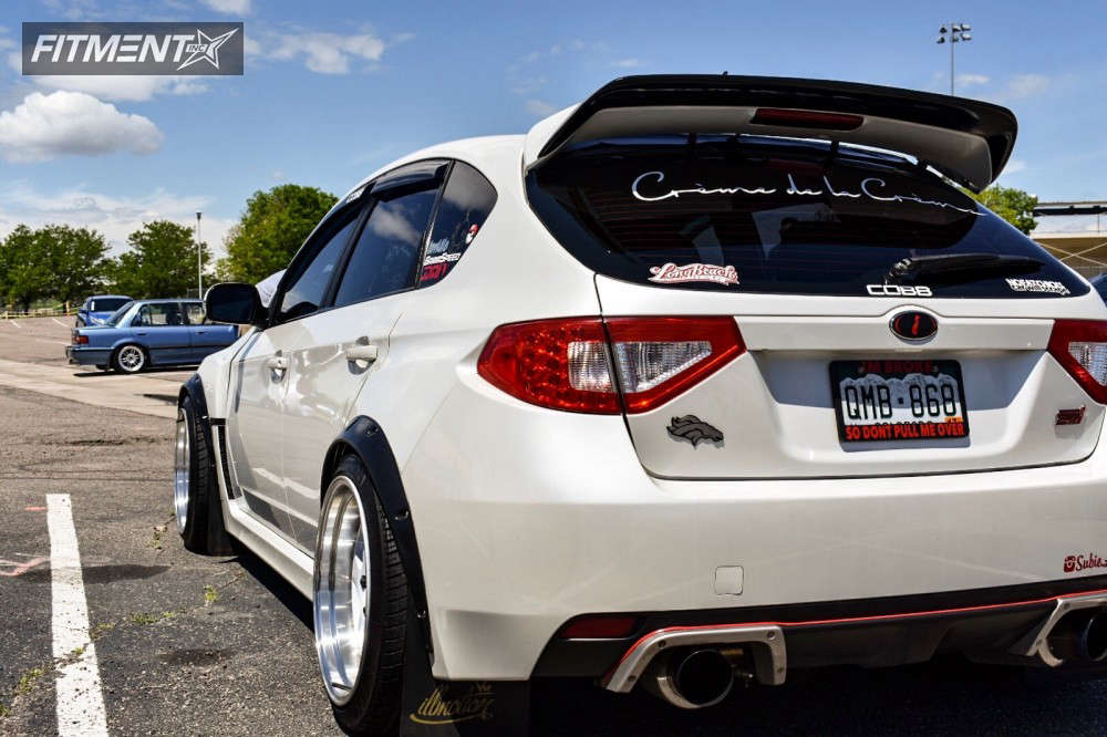 2010 Subaru Impreza WRX STI with 18x10.5 ESR Sr02 and Falken 235x40 on ...