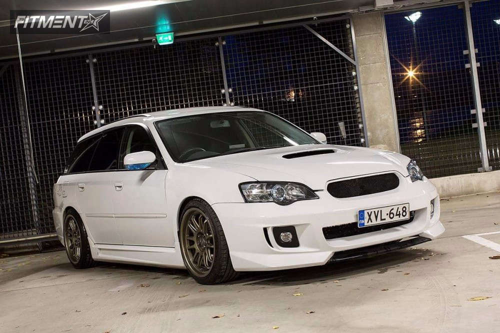 2003 Subaru Legacy GT with 18x9 Cosmis Racing XT-206R and Goodyear ...