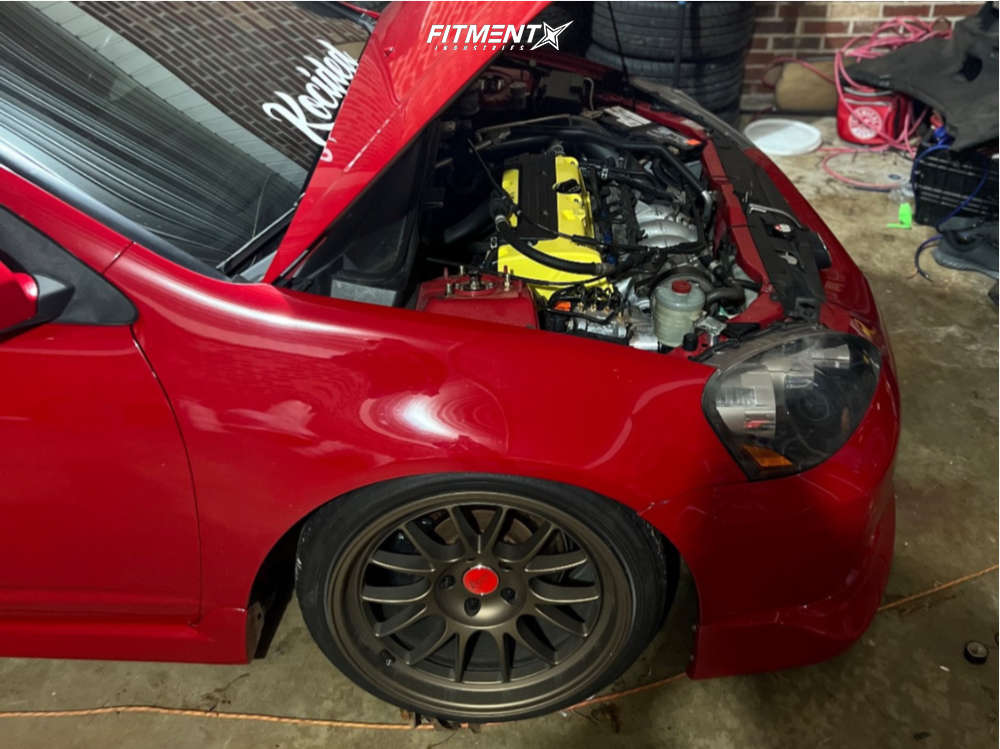 2005 Acura RSX Type-S with 18x9.5 Kansei Corsa and Lexani 215x40 on ...