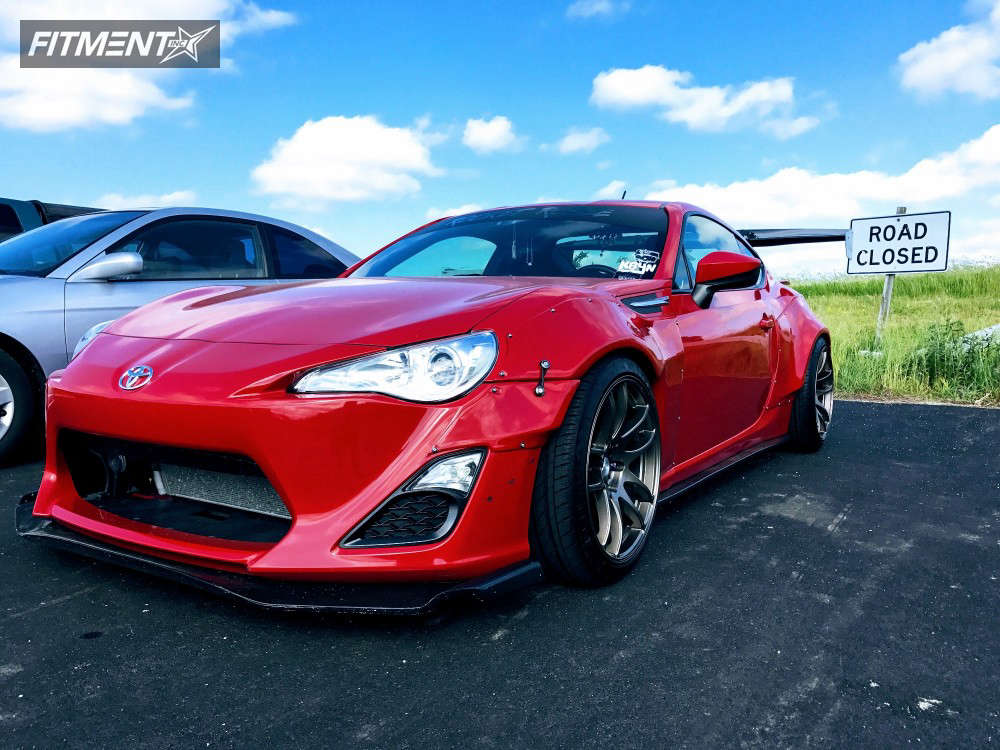 2013 Scion FR-S Base with 18x9.5 ESR Sr08 and Nankang 255x35 on ...
