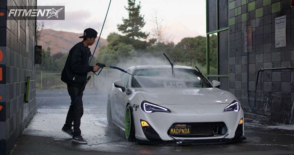 2013 Scion FR-S Base with 18x9.5 Ambit Re82 and Bridgestone 225x45 on ...