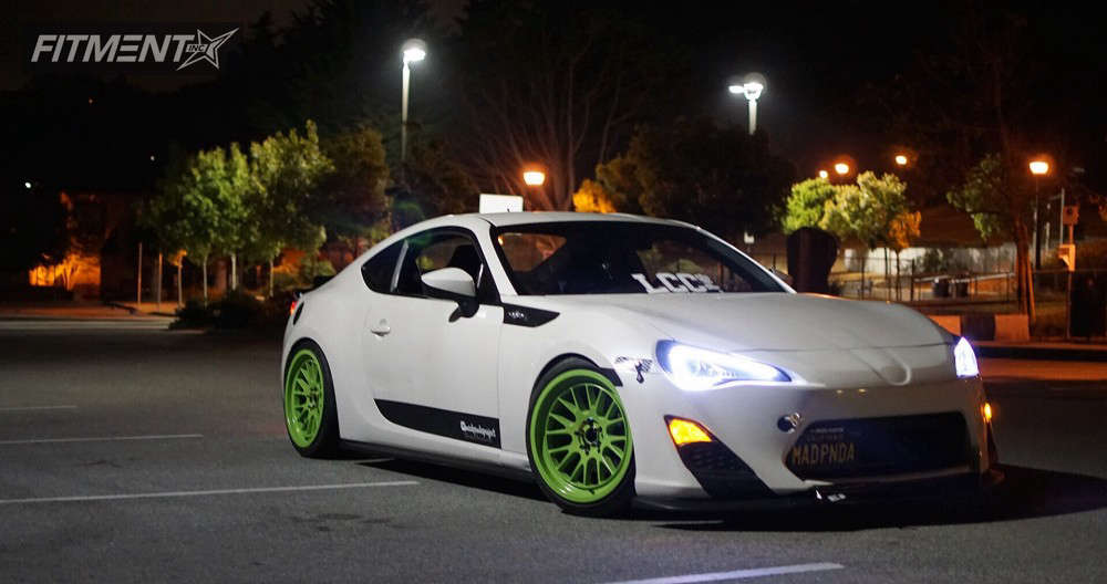 2013 Scion FR-S Base with 18x9.5 Ambit Re82 and Bridgestone 225x45 on ...