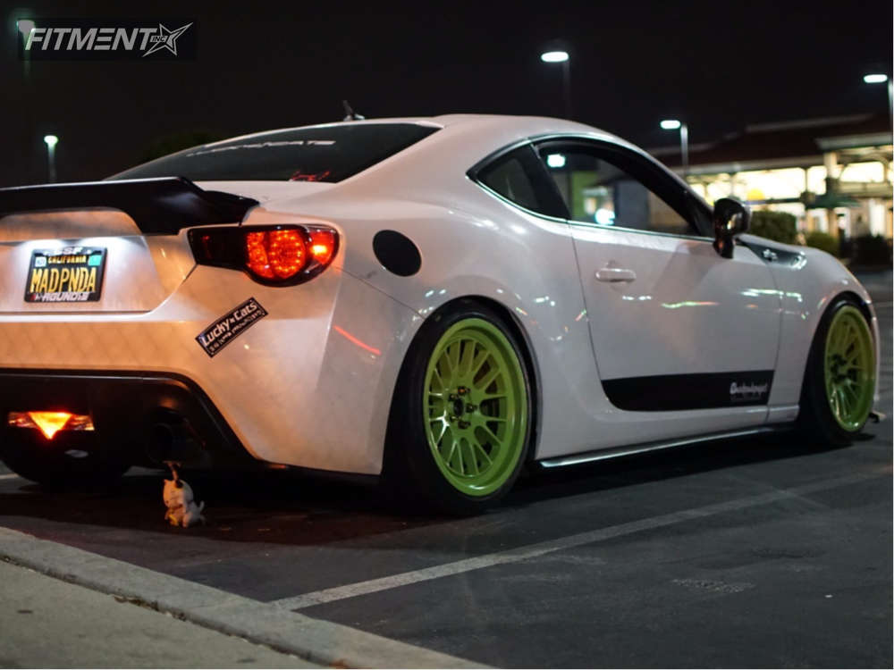 2013 Scion FR-S Base with 18x9.5 Ambit Re82 and Bridgestone 225x45 on ...