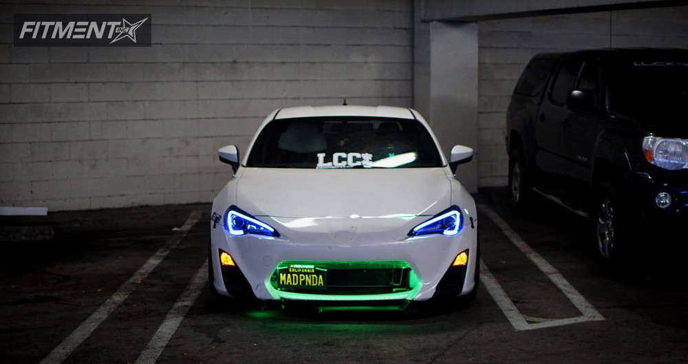 2013 Scion FR-S Base with 18x9.5 Ambit Re82 and Bridgestone 225x45 on ...
